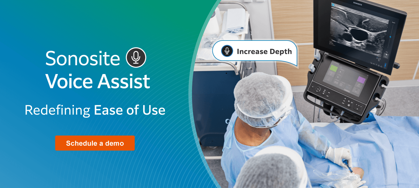 Sonosite Voice Assist – Handsfree Ultrasound Control | Fujifilm Sonosite