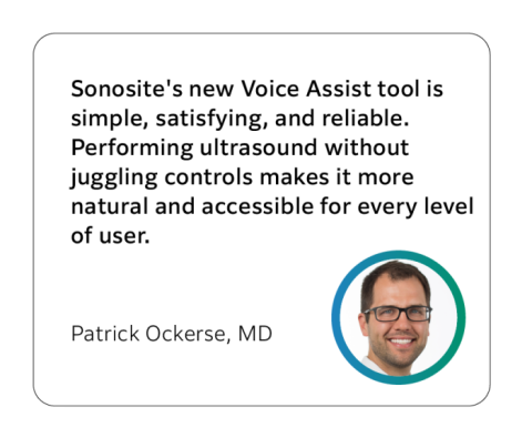 Sonosite Ultrasound Voice Assist | FUJIFILM Sonosite